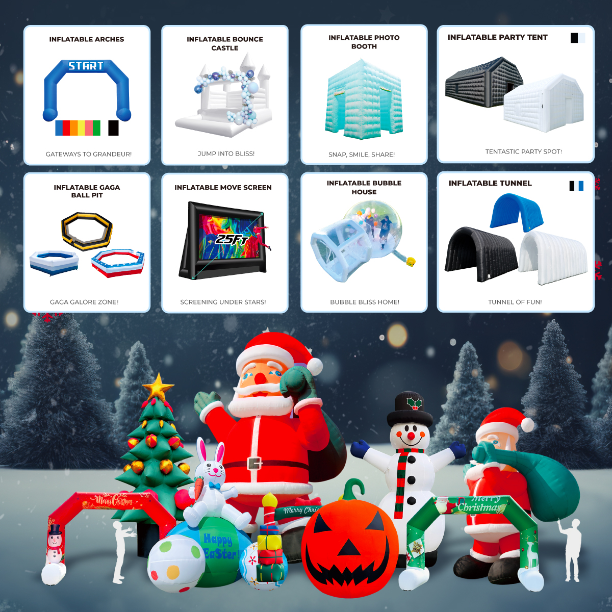 Premium Inflatable Entertainment: Bounce Castles, Nightclubs, Igloo ...